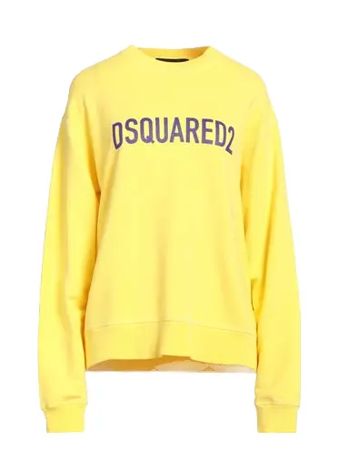 Dsquared2 Cotton Blend Sweatshirt - Yellow