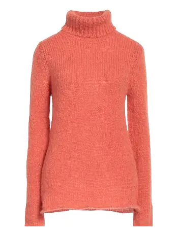 ATTIC AND BARN Turtleneck Knit Top - Salmon Pink