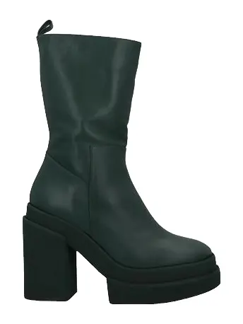 PALOMA BARCELO Leather Ankle Boots - Green