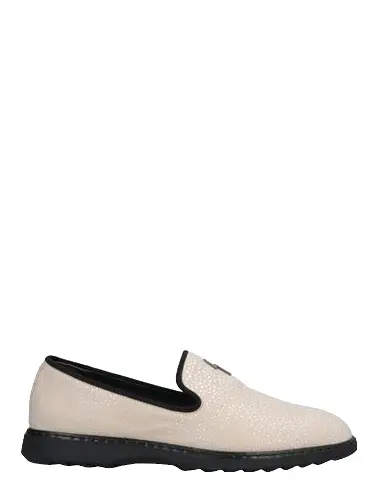 GIUSEPPE ZANOTTI Leather Loafers - Beige