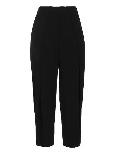 Balmain Straight Leg Viscose Pants - Black