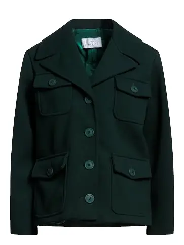 VIRNA DRÒ Plain Weave Blazer - Green