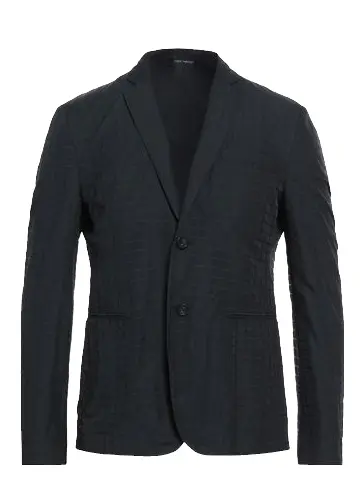 Emporio Armani Single-breasted Blazer - Black