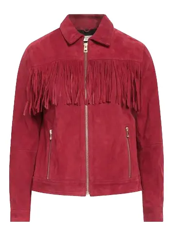 Zadig&Voltaire Suede Biker Jacket - Red