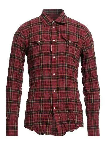 Dsquared2 Shirt Brick Size Cotton, Elastane - Red