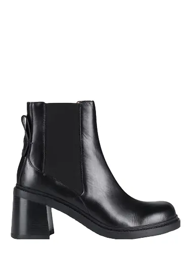 See By Chloé Ankle Boots In Calfskin Leather - Black