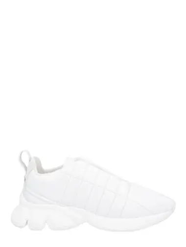 Burberry Chunky Leather Sneakers - White