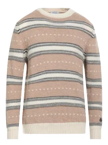 HERITAGE Striped Sweater - Beige