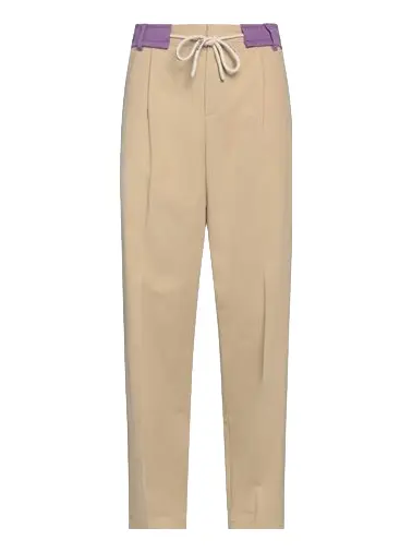 Palm Angels Regular Fit Trousers - Beige
