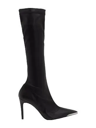 8 BY YOOX Pointy Boots With Metal Appliqués - Black