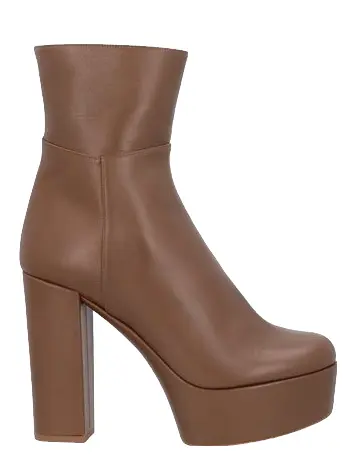ILIO SMERALDO Ankle Boots In Soft Leather - Brown