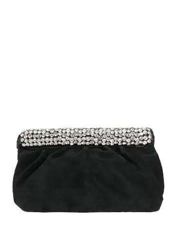 Isabel Marant Calfskin Clutch With Detachable Strap - Black