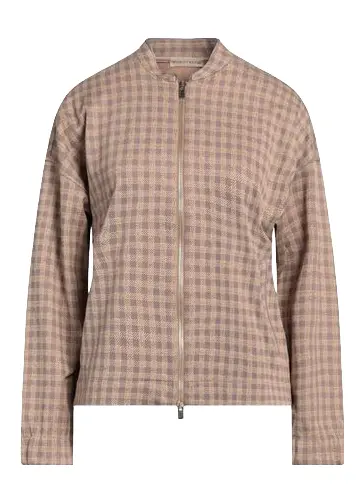 PUROTATTO Checked Jacket - Beige