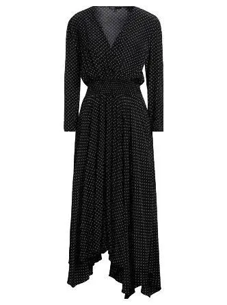 Maje Midi Viscose Dress - Black