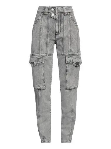 MARANT ETOILE Light Cotton Tapered Jeans - Grey