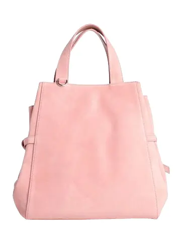 ORTIGNI Leather Tote - Pink