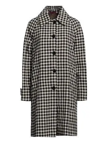 PALTO' Checked Flannel Coat - Beige