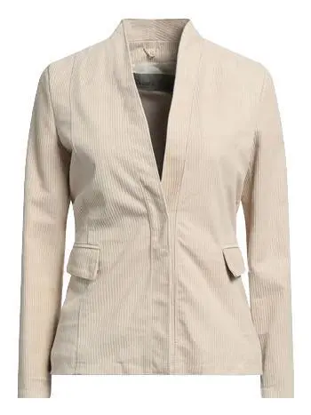 GIORGIO BRATO Single-breasted Leather Jacket - Beige