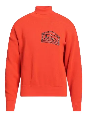 Aries Turtleneck Top - Orange