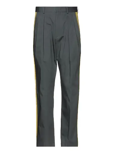 Valentino Garavani Cotton And Silk Chino Pants - Grey