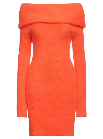 Isabel Marant Knitted Midi Dress - Orange