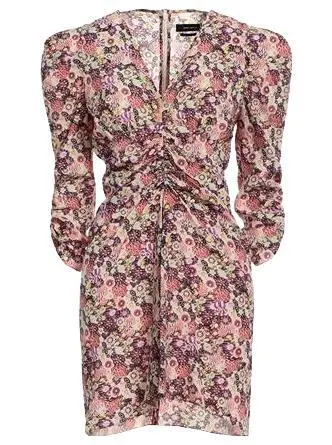 Isabel Marant Mini Floral Dress - Pink