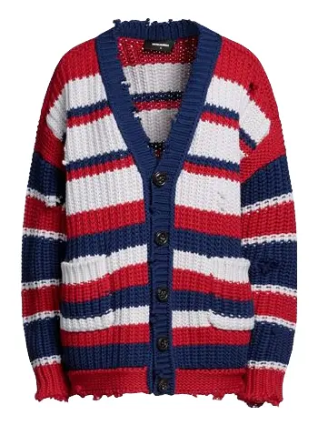 Dsquared2 Wool-cashmere Cardigan - Blue
