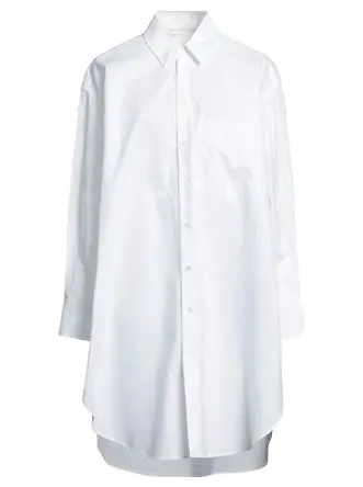 Palm Angels Midi Shirt Dress - White