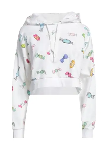 Moschino Cotton-blend Hooded Sweatshirt - White