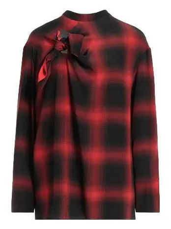 Stella McCartney Silk Tartan Top - Red