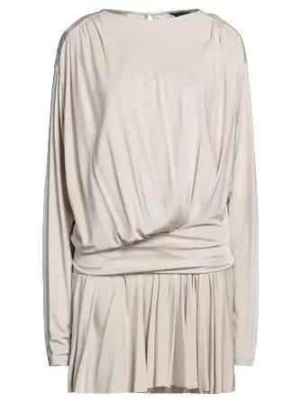 Isabel Marant Mini Dress Ivory Viscose And Silk - White