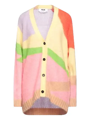 MSGM Knitted Cardigan - Yellow