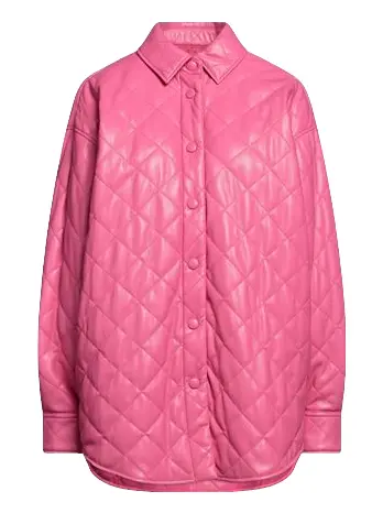 MSGM Quilted Overshirt - Pink