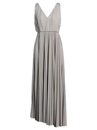 Fabiana Filippi Maxi Dress With Metal Applications - Grey