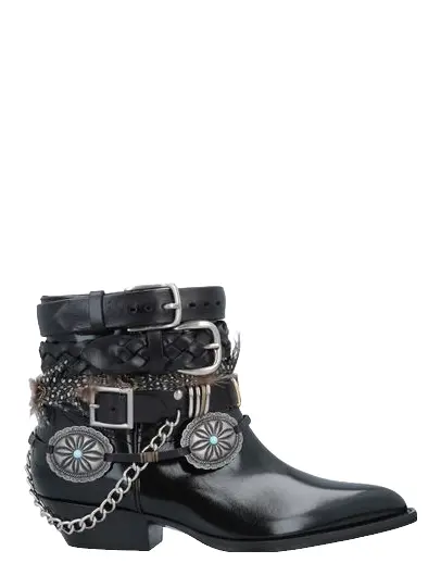 Philosophy Di Lorenzo Serafini Leather Ankle Boots - Black