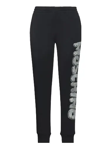 Moschino Organic Cotton Tapered Leg Pants - Black