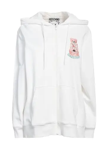 Moschino Fleece Sweatshirt - White