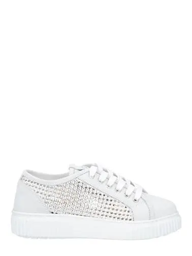 BALDININI Light Leather Low-top Sneakers - Grey