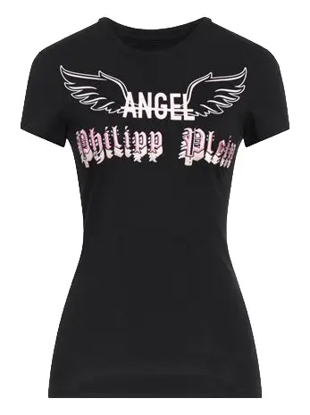Philipp Plein Printed Cotton T-shirt - Black