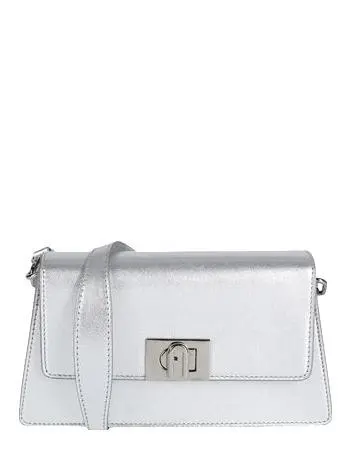 Furla Calfskin Shoulder Bag - Silver