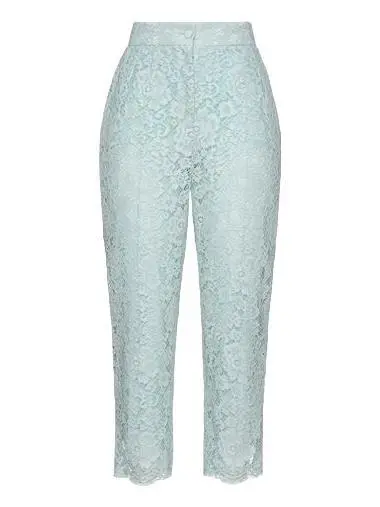 Dolce & Gabbana Tapered Lace Pants - Blue
