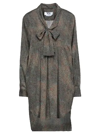 MSGM Mini Shirt Dress - Green