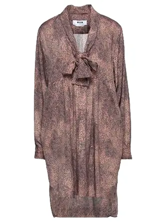 MSGM Mini Shirt Dress - Pink