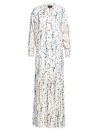 Elisabetta Franchi Maxi Shirt Dress - White