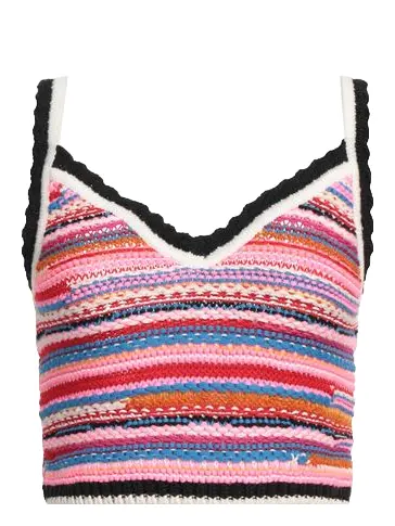 Dsquared2 Knitted Striped Top - Pink