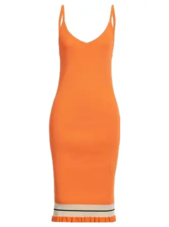 Palm Angels Midi Dress - Mandarin