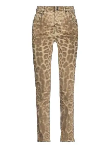 Burberry Straight-leg Jeans With Leopard Print - Beige