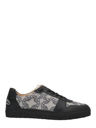 VIVIENNE WESTWOOD Sneakers Size Soft Leather, Textile Fibers - Grey