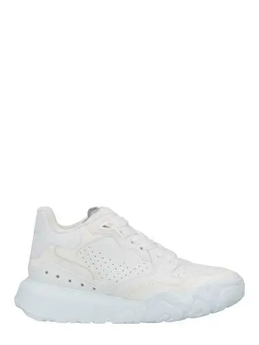 Alexander McQueen Low-top Leather Sneakers - White
