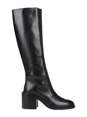 JIL SANDER Leather Boots - Black